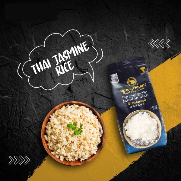 Blue Elephant Thai Premium Jasmine Rice,500g - Chenab Gourmet