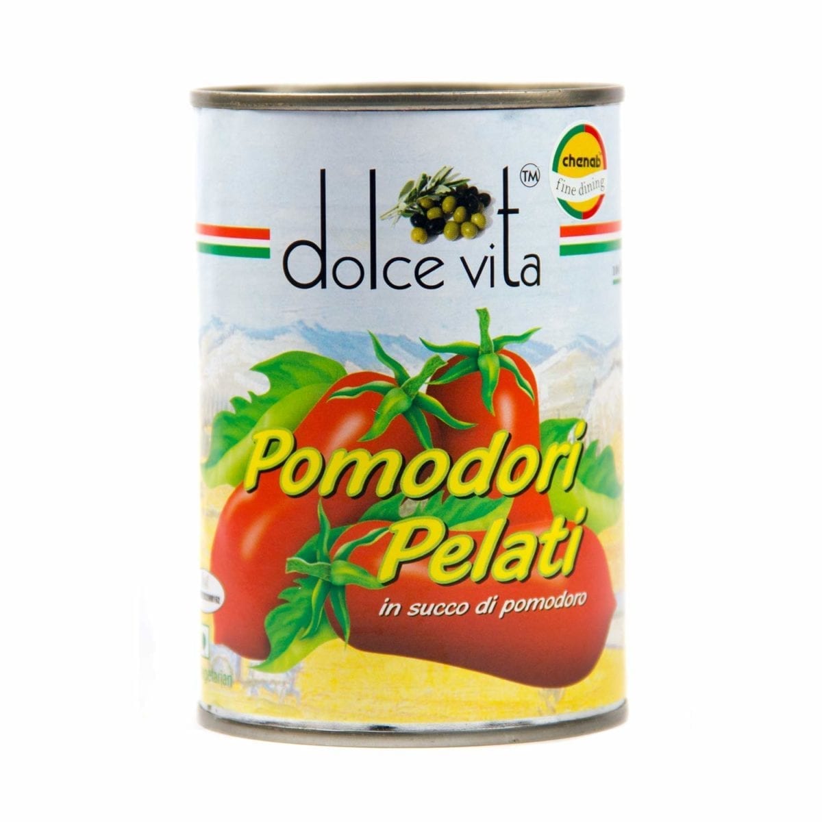 Buy Dolce Vita Pomodori Pelati Peeled Tomatoes - Chenab Gourmet