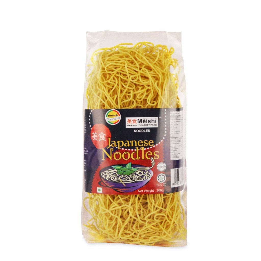 Meishi Ban Mien Handcut Hakka Broad-Size Noodles,300g - Chenab Gourmet