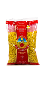 Riscossa Fagiolini Lisci Macaroni Pasta, 500g - Chenab Gourmet