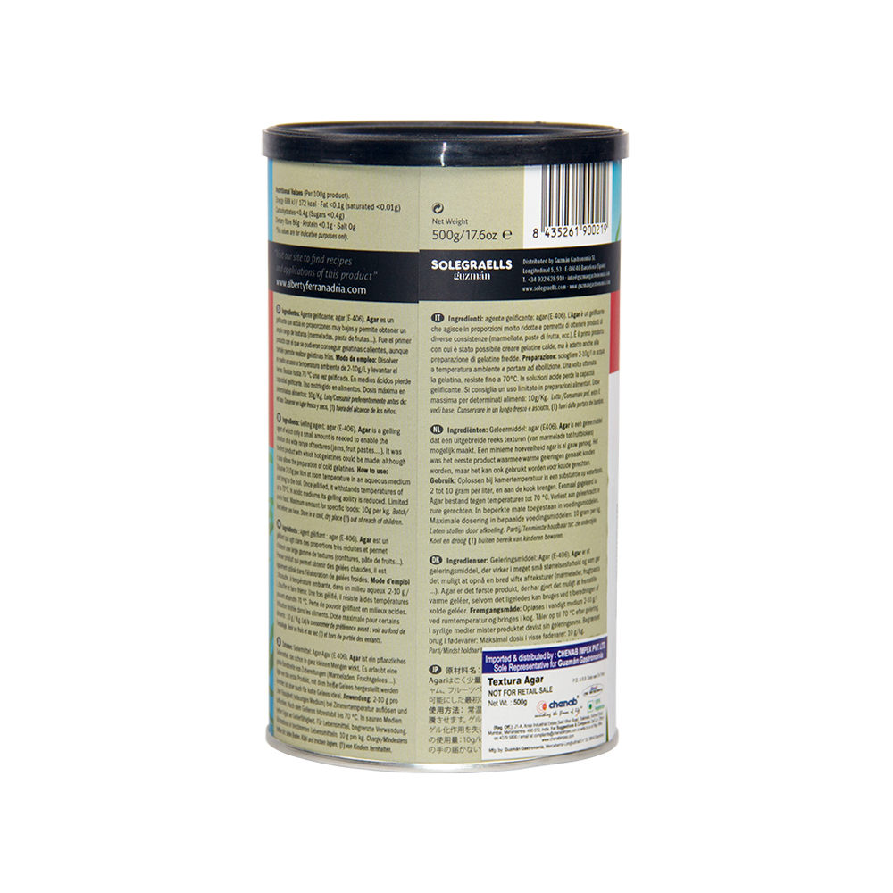 Buy Texturas Agar Powder 500g – Perfect for Gelification