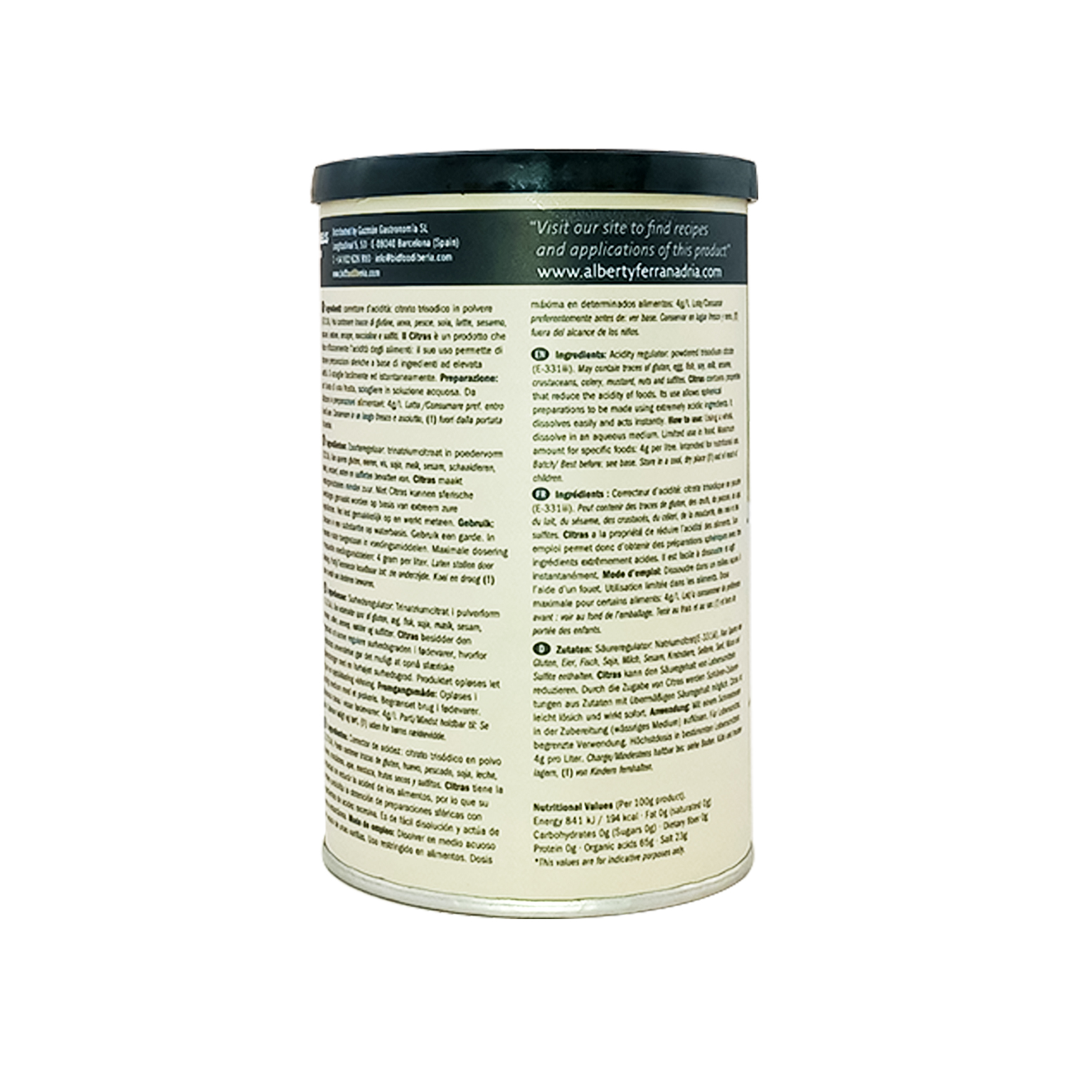 Texturas Spherification Citras - Chenab Gourmet