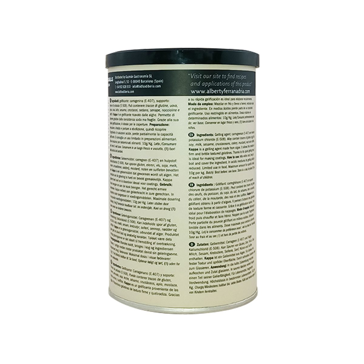 Texturas Gelification Kappa - Chenab Gourmet