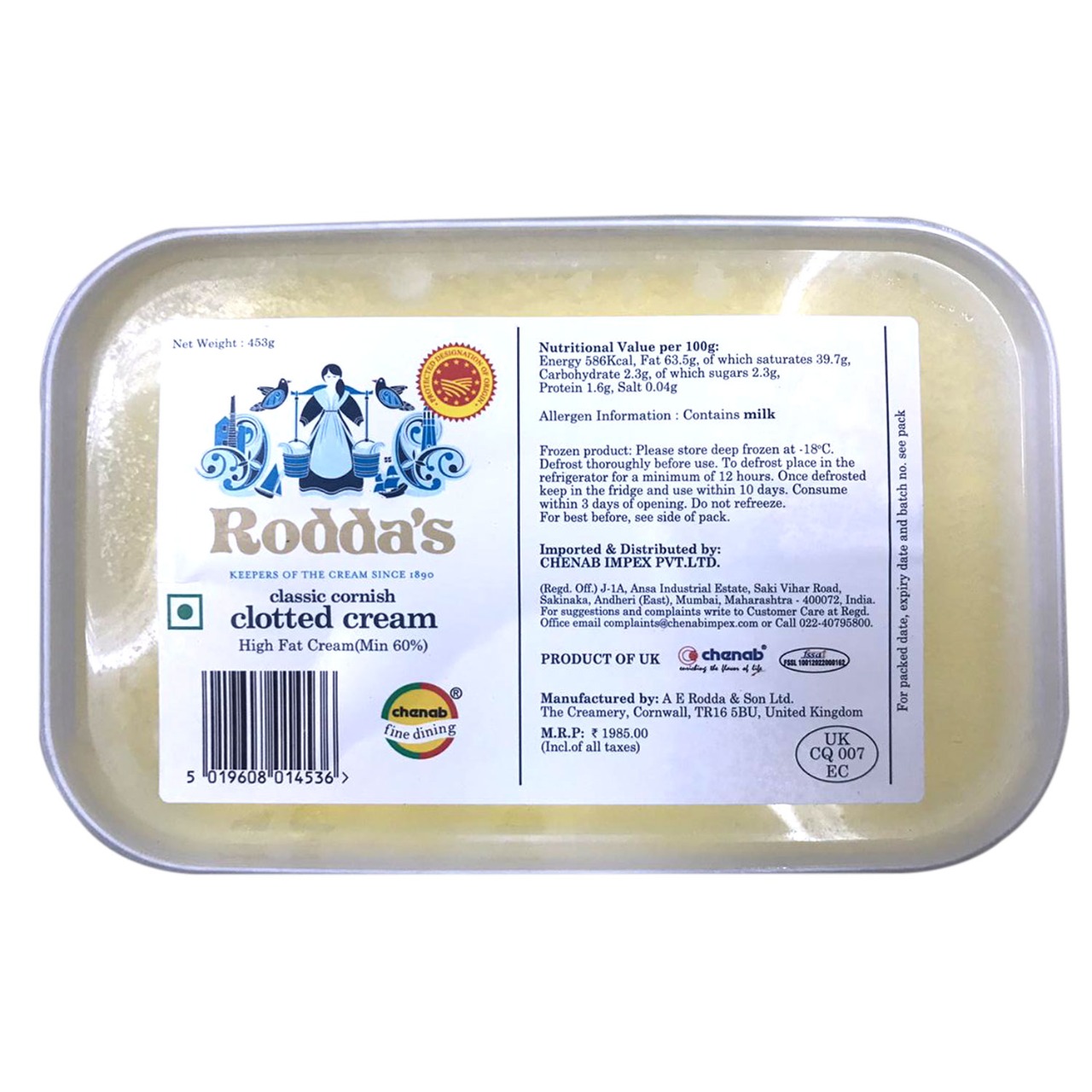 Rodda’s Classic Cornish Clotted Cream | Chenab Gourmet