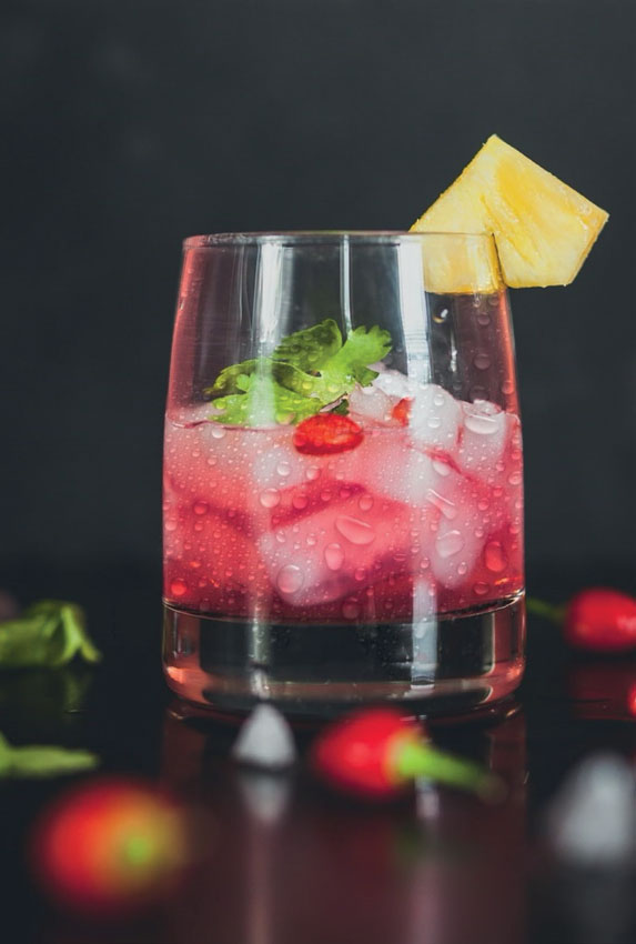Refreshing Red Mojito Cocktail Recipe | Chenab Gourmet