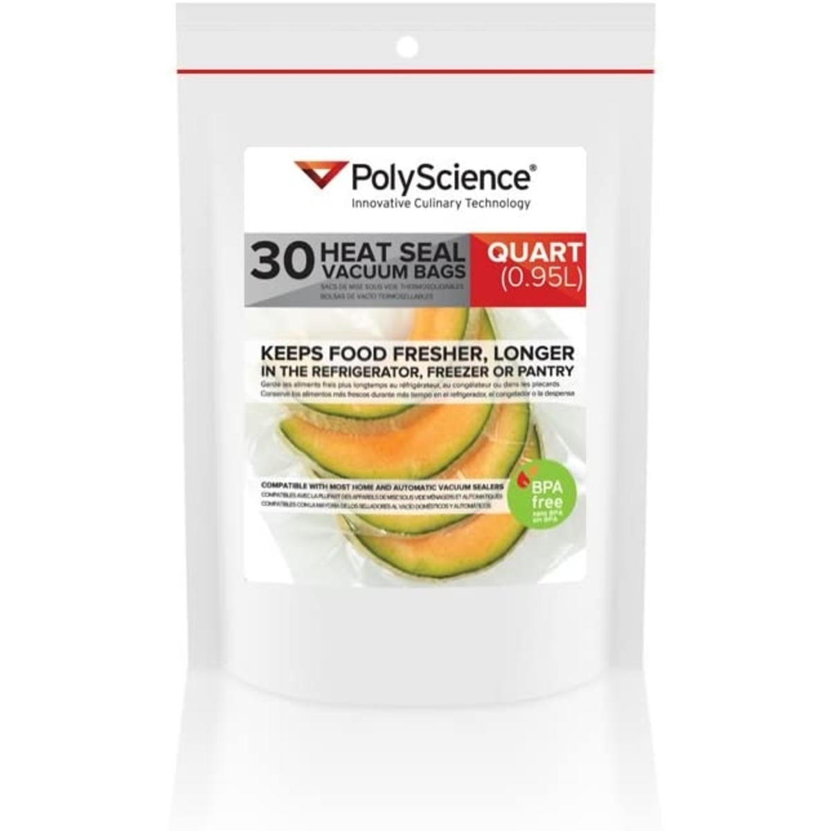 Polyscience Heat Seal Corrugated Vacuum Bags for use with External ...