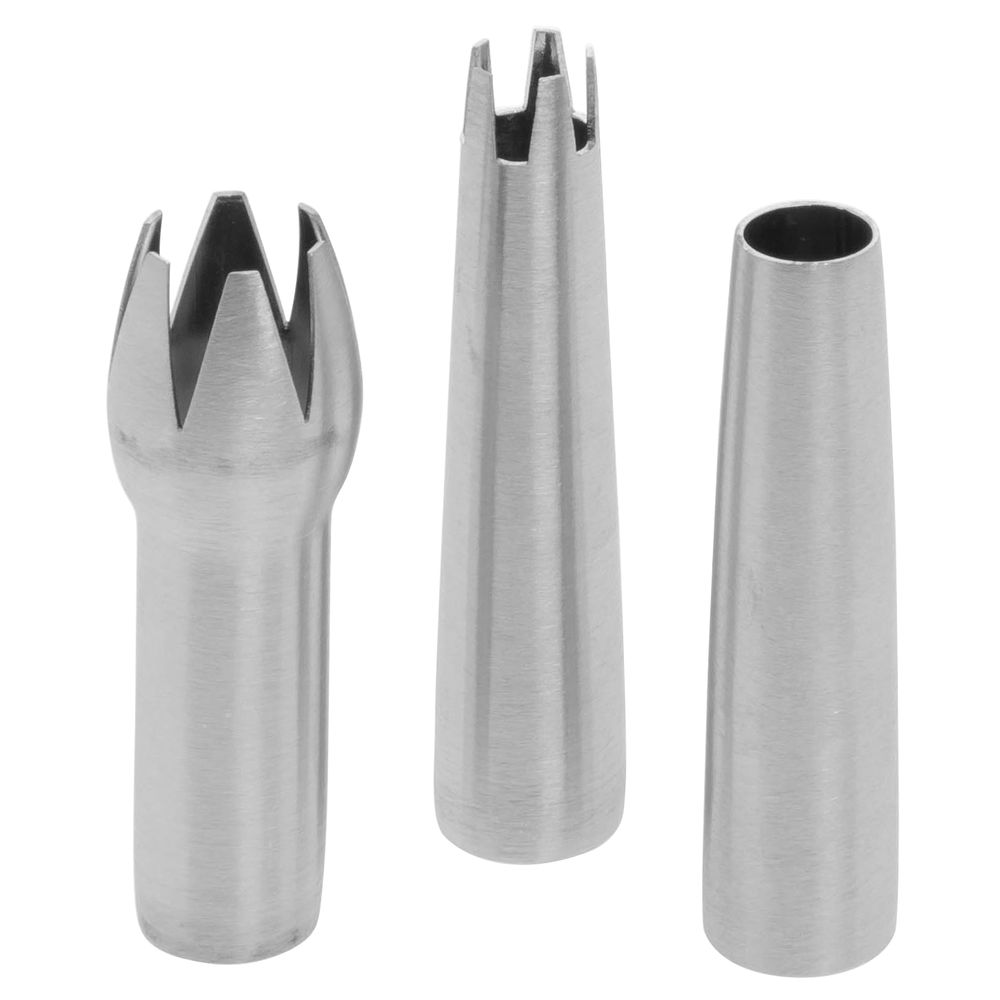 iSi Stainless Steel Tips 3 Decorator Tips(Standard, Tulip, Straight ...