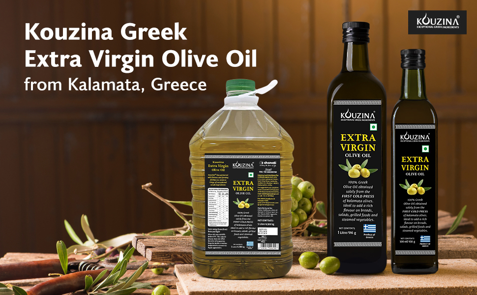 Kouzina 100% Greek Extra Virgin Olive Oil - Chenab Gourmet