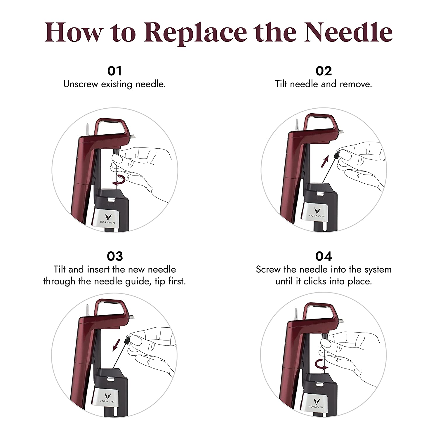 Coravin Three Needle Kit - Chenab Gourmet